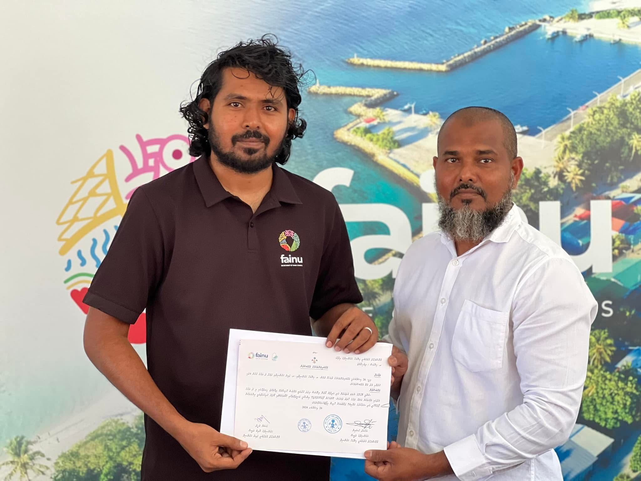 Kaarisaage haalathuga eheevaan Kinolhas adhi Fainu Councilun ebbasvejje ...